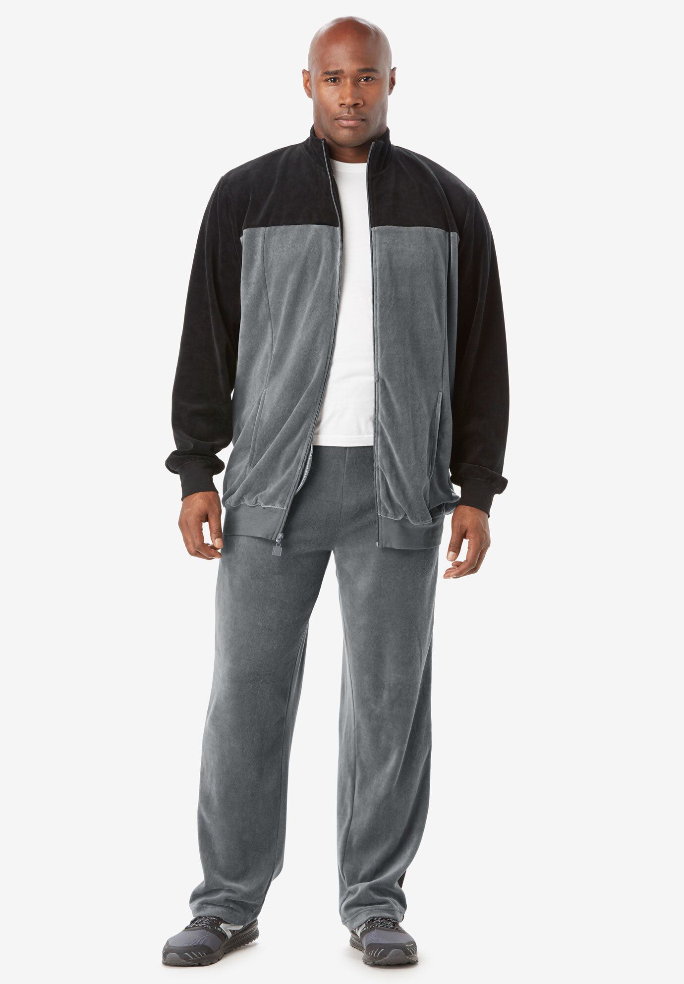 Colorblock Velour Tracksuit | Active For All