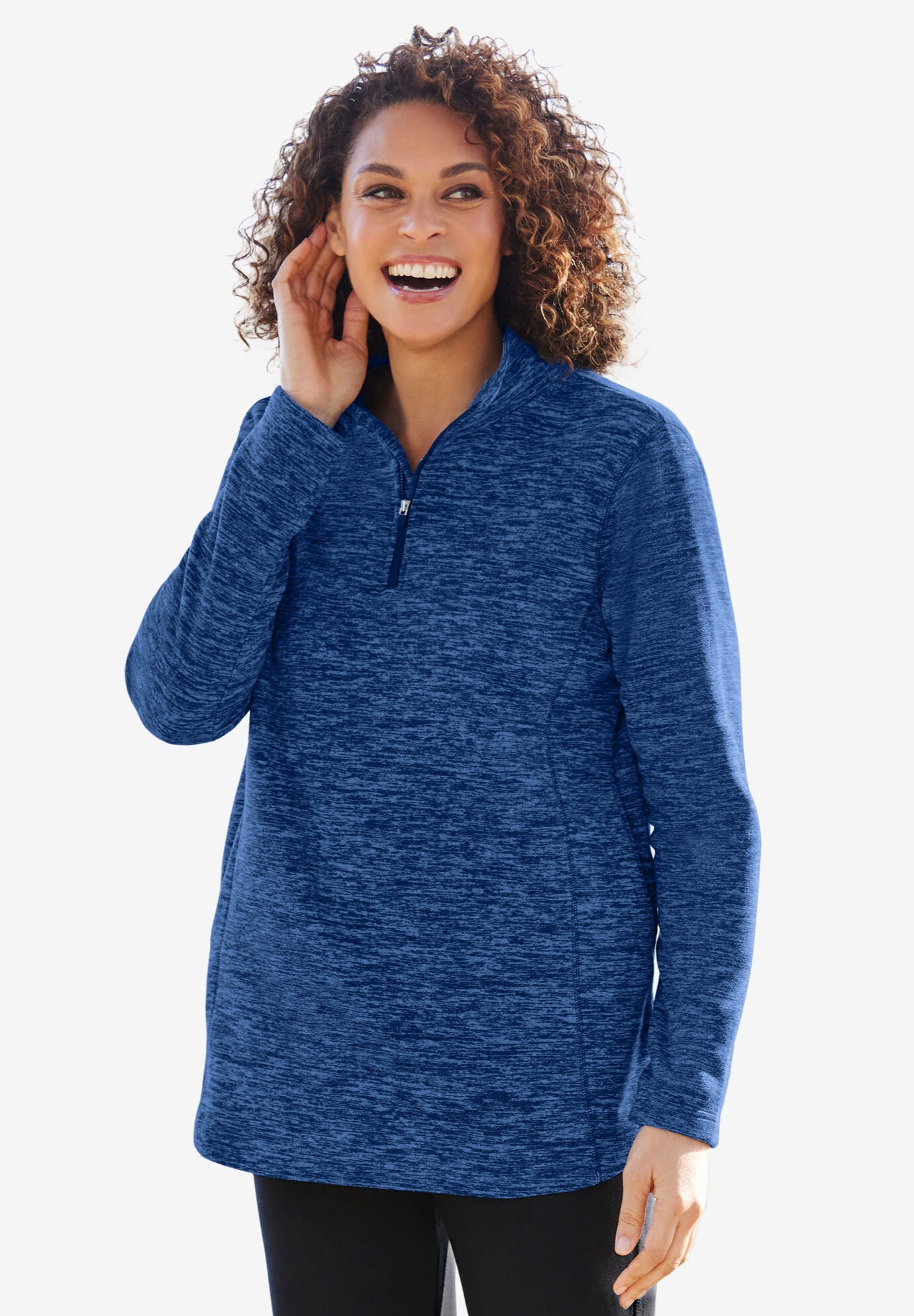Microfleece Quarter-Zip Pullover | Active For All
