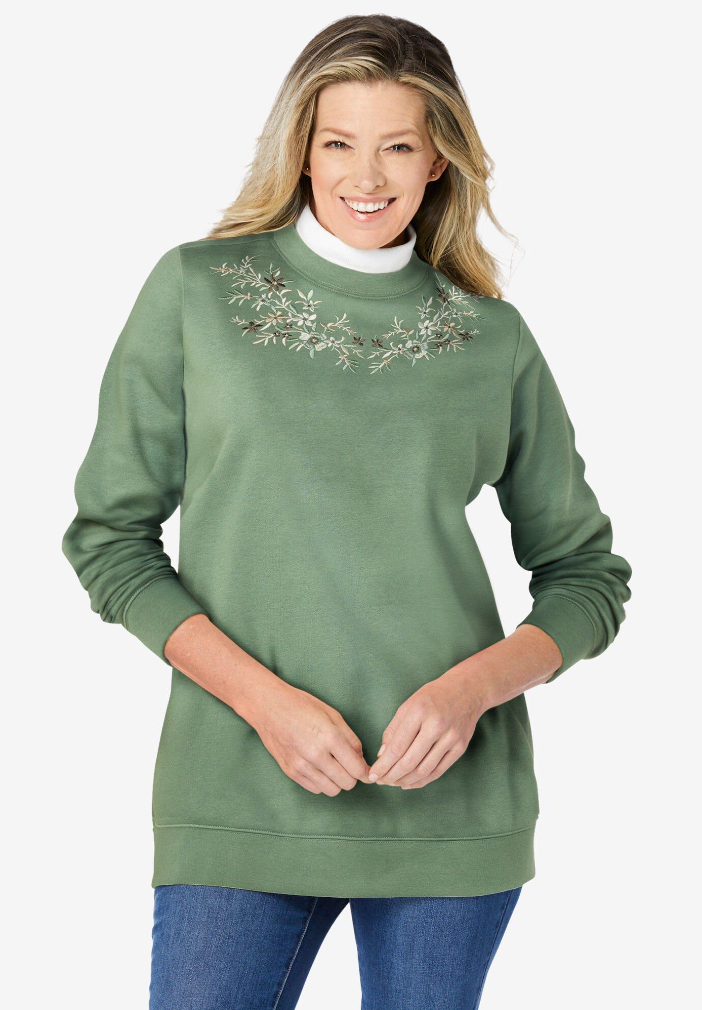 Layered-Look Sweatshirt | Active For All