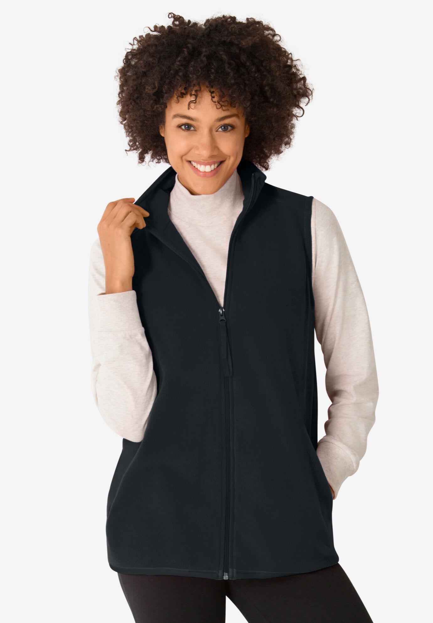 Zip-Front Microfleece Vest | Active For All